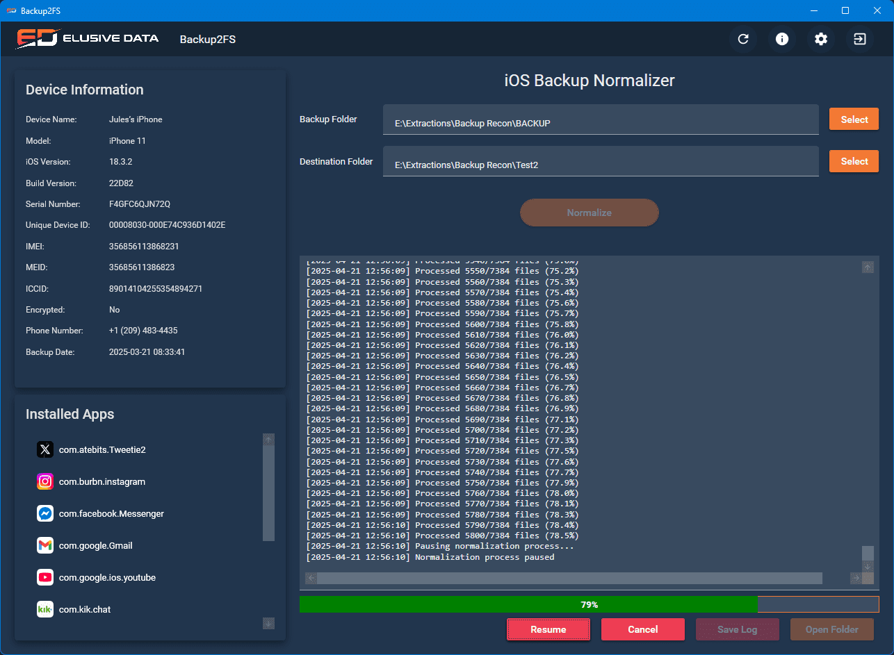 Free Mobile Forensics Tools